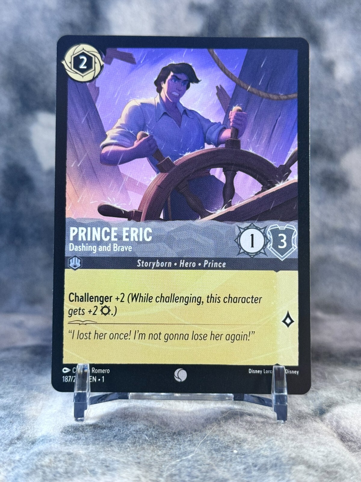 Prince Eric Dashing and Brave - Disney Lorcana The First Chapter - NON ...