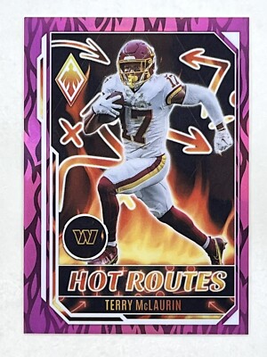 Terry McLaurin 2022 Panini Phoenix Hot Routes Pink /175b #HR-20 ...