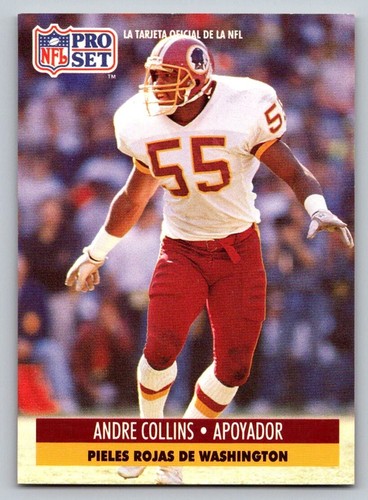 1991 Pro Set - Andre Collins #318 NFLPA Logo on back for sale online | eBay