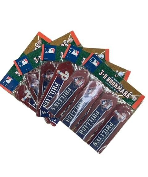 Lot of 20 MLB Philadelphia Phillies 3D Bookmarks Baseball School ...