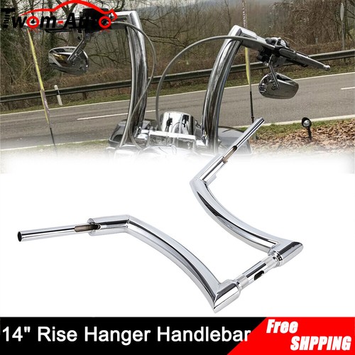 14'' DNA MONSTER APE HANDLEBARS FAT BAR 2" FOR HARLEY BREAKOUT CVO ...