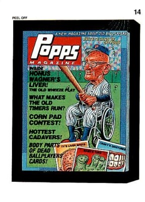 1991 Topps Wacky Packages Sticker Popps Magazine 14 | eBay