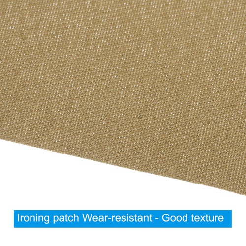 20 x 3" Twill Fabric Patches, 2 Pcs Iron-on Patches Clothing Repair Patch, Camel | eBay