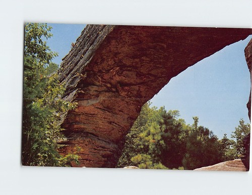 Postcard Natural Stone Bridge Natural Bridge State Park Kentucky USA | eBay