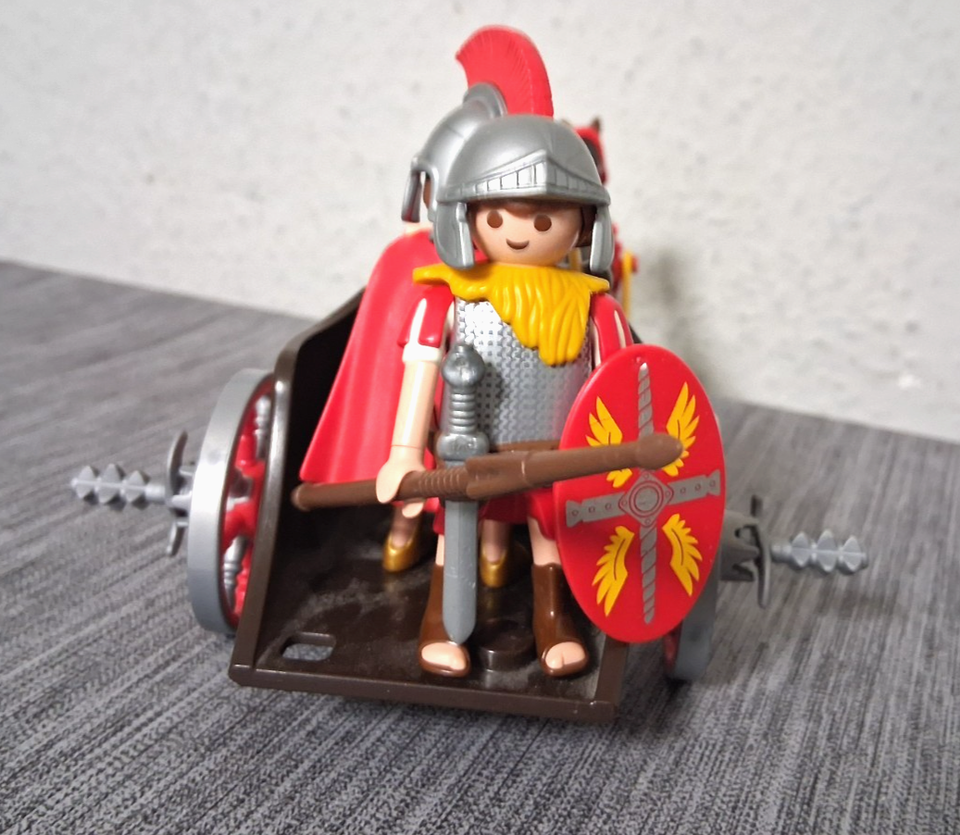 Playmobil RÖMISCHER STREITWAGEN zu ROM LEGION ZENTURIO RÖMER CÄSAR**CBV ...