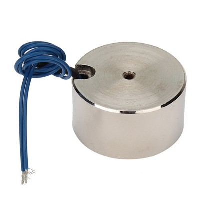 12V DC 50kg Electric Lifting Magnet Holding Electromagnet Magnetic ...