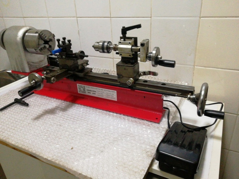 Miniature Desktop Mini Lathe/DIY Home Instrument Lathe/metal ...