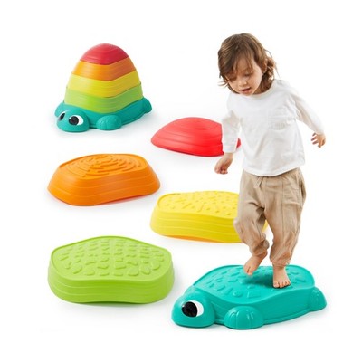 JOYIN 5 Pcs Turtle Balance Stepping Stones, Kids Turtle Path Jumpin ...