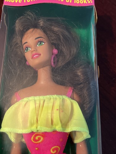 Barbie Doll Ruffle Fun Brunette 1994 Mattel Sealed in original box | eBay
