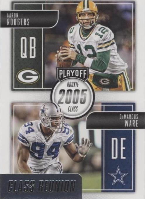 2016 Panini Playoff - Class Reunion Aaron Rodgers, DeMarcus Ware #CR-RW ...