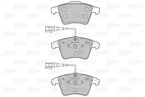 VALEO Disc Brake Pad Set Front For VW PORSCHE Touareg Cayenne 955 ...