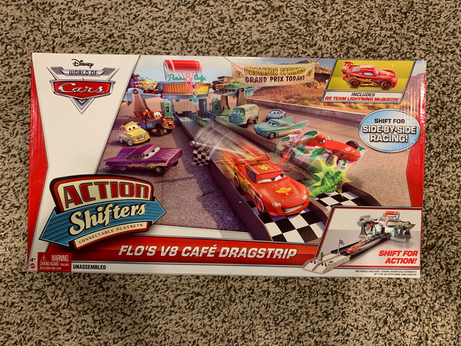 2013 Disney Pixar Cars Flo's V8 Cafe Dragstrip Action Shifters Ship for ...