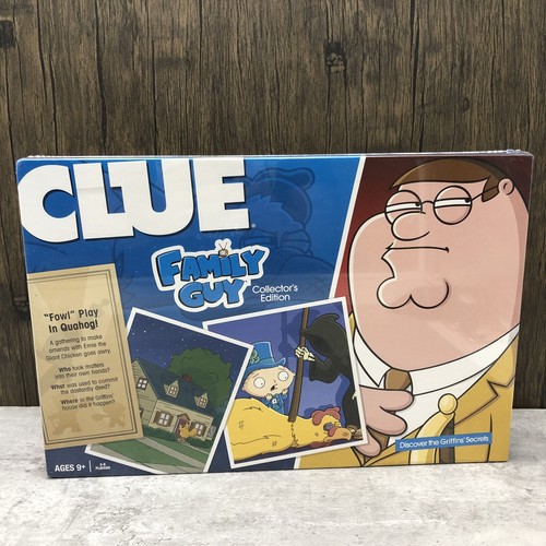 Clue Family Guy Collectors Edition Board Game 2010 Hasbro FACTORY ...