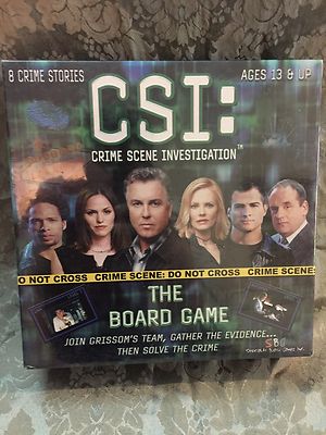 CSI: Crime Scene Investigation: The Board Game New Factory Sealed | eBay