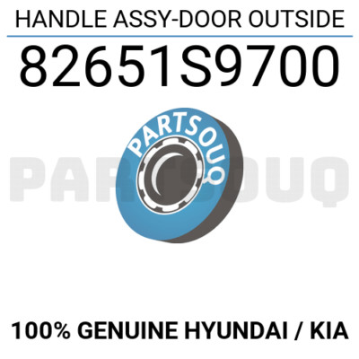 82651S9700 Genuine Hyundai / KIA HANDLE ASSY-DOOR OUTSIDE | eBay