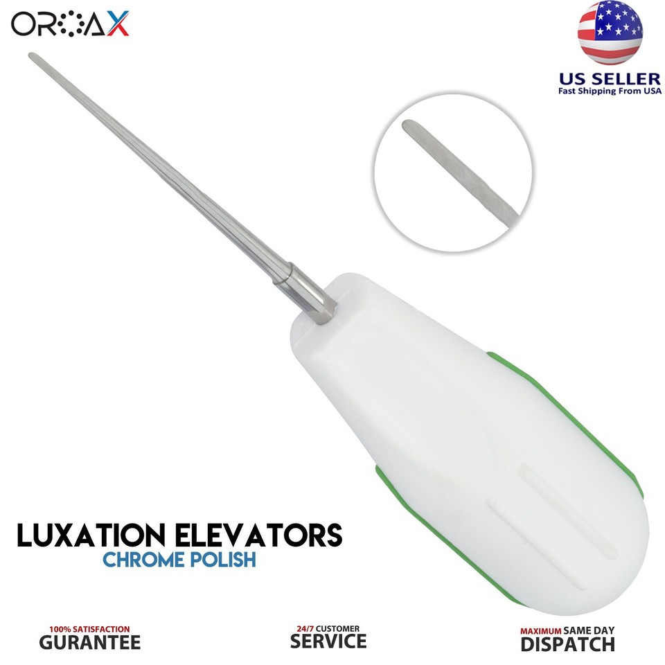 10 Pcs white Dental Root Elevators Oral Surgery PDL Luxating Tooth ...