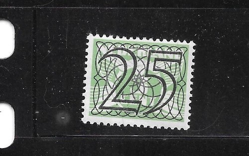 NETHERLANDS SC# 234 1940 WWII ERA 25c ON 3c SURCHARGE MH OLD VINTAGE VF ...