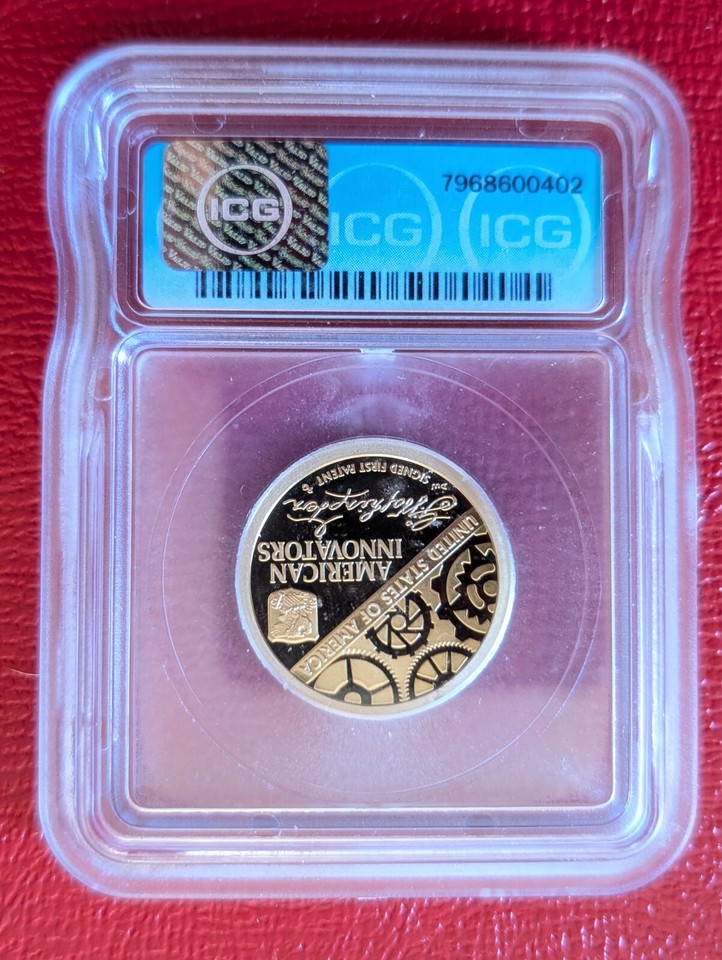 2018-S American Innovators: First Patent ICG PR68 DCAM | eBay