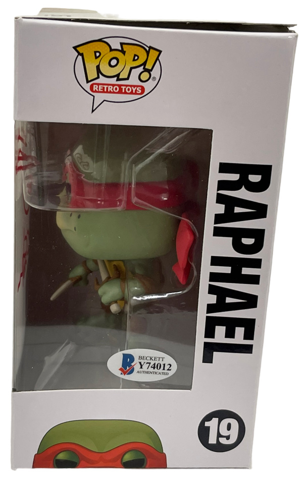 KEVIN EASTMAN TMNT SIGNED FUNKO FIGURE RAPHAEL AUTOGRAPH PROOF BECKETT ...