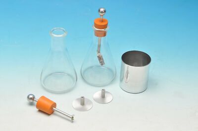 Kit with 2 Flask Electroscopes (each 5.63in tall) and Faraday's Ice ...