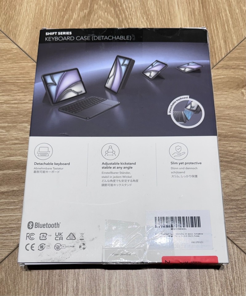 ESR iPad Air 11" (M3/M2) & 10.9 Inch (5th/4th Gen) Flex Keyboard Case ...