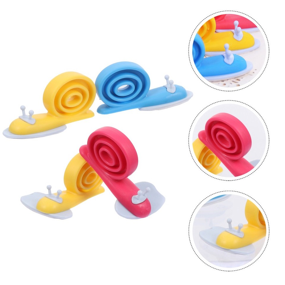 4 Pcs Snail Style Door Stoppers Baby Door Stopper Premium Door Stop ...