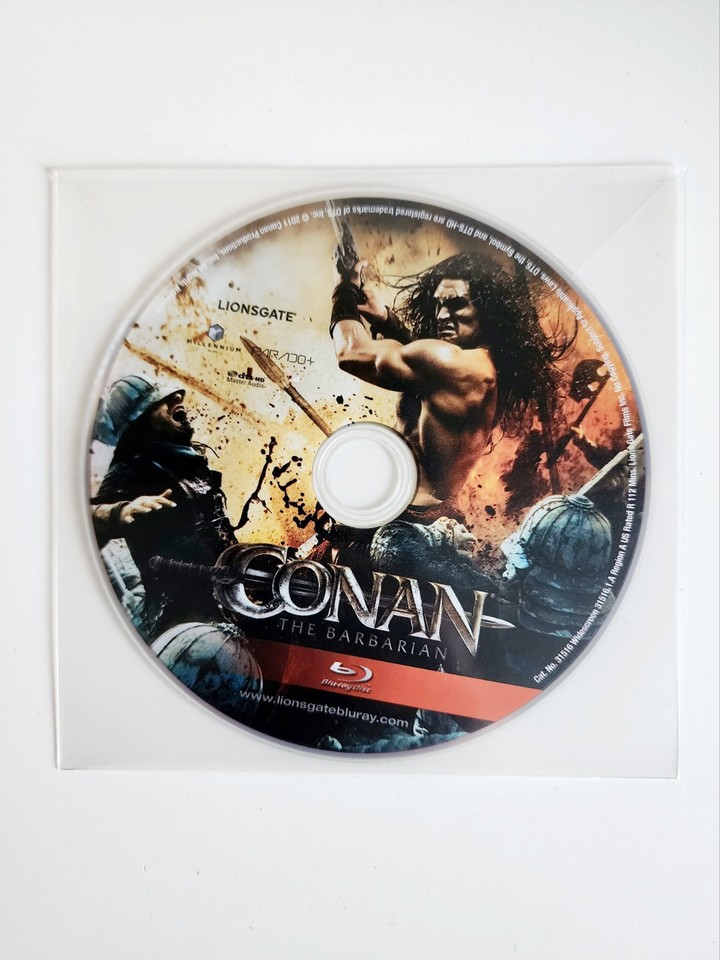 Conan The Barbarian: Blu Ray *Disc Only* Plays Perfectly Ships w/ Care ...