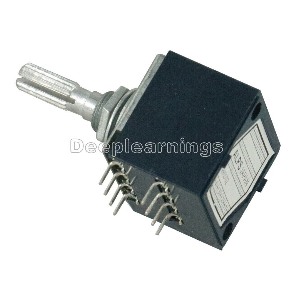 100K Log Audio Amp Volume Control Potentiometer Pot Stereo With ...