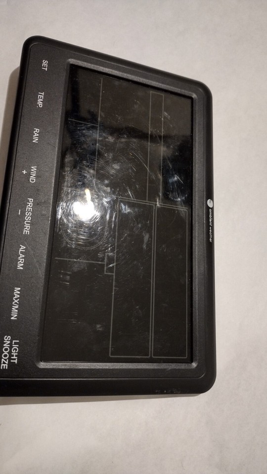 Ambient Weather Receiver Display only WS-2902A And Plug used has many ...
