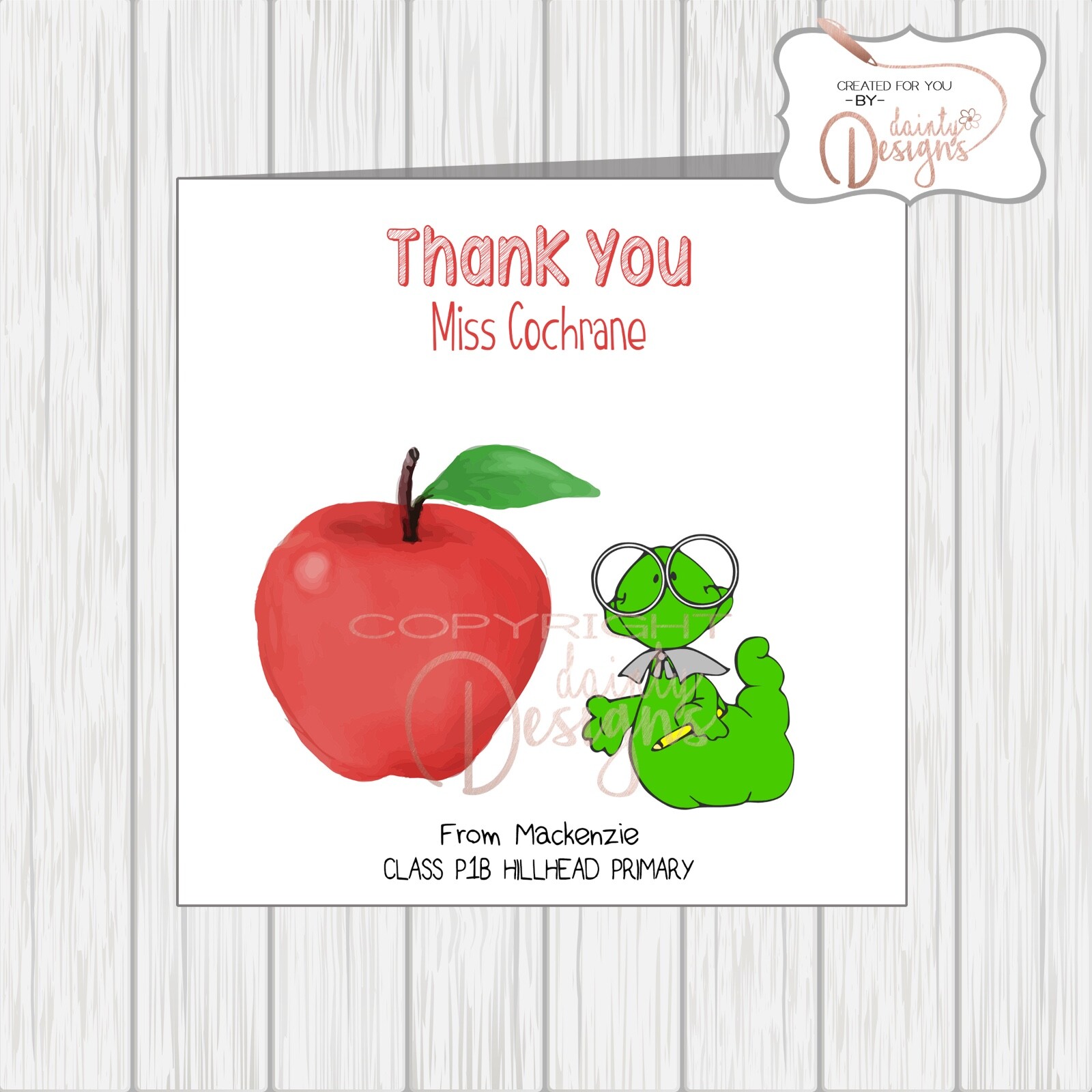 Goodbye Teacher Cards