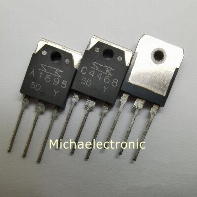 1pair 2SA1695 2SC4468 A1695 C4468 -Y Y Genuine NEW Sanken TO-3P | eBay