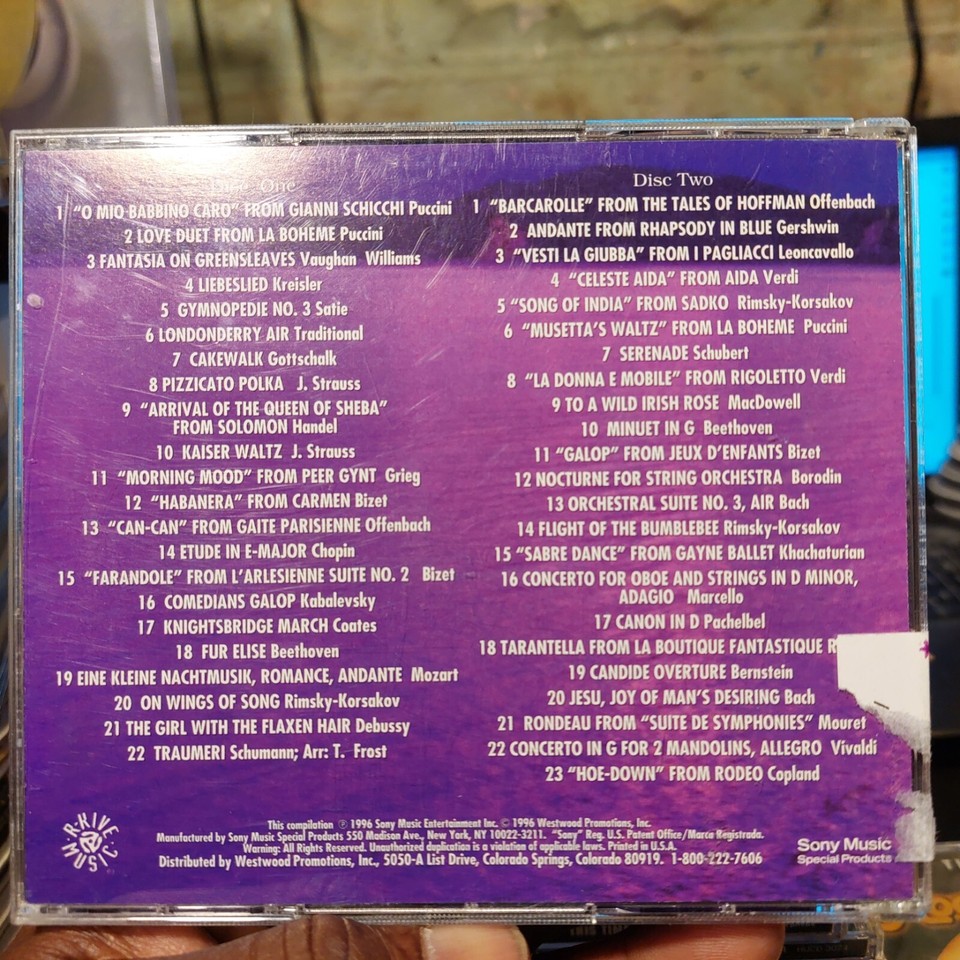 Moonlight Classics : 2 Disc Set Various Artist - Audio CD | eBay