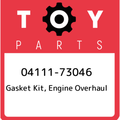 04111-73046 Toyota Gasket kit, engine overhaul 0411173046, New Genuine ...