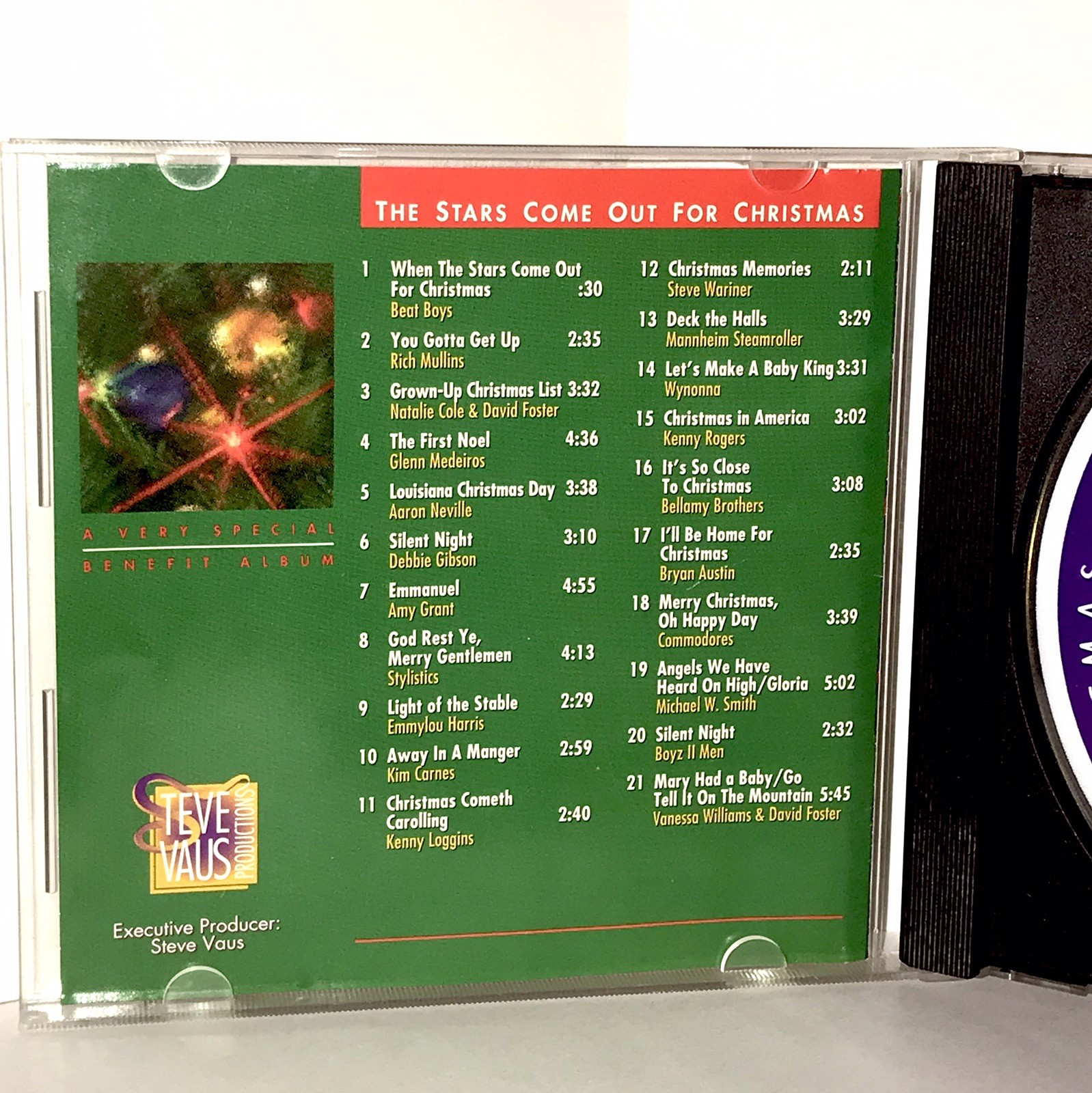 Steve Vaus The Stars Come Out For Christmas CD 1994 Kenny Loggins Kenny ...