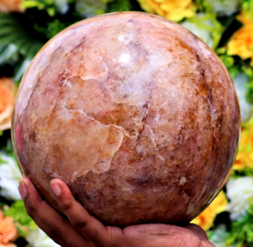 210MM Himalayan Golden Quartz Healing Crystal Chakra Balancing Gemstone ...