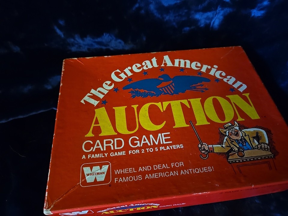 Vintage Whitman 1975 The Great American Auction Card Game | eBay