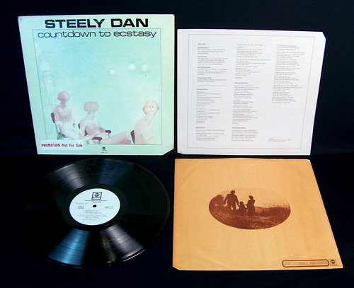 STEELY DAN COUNTDOWN TO ECSTASY 1973 WHITE LABEL PROMO LP ABC RECORDS ...