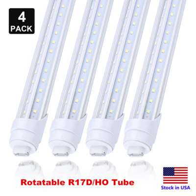 R17D HO T8 8ft V Shaped LED Tube Light 65W Replace Fluorescent Bulb ...