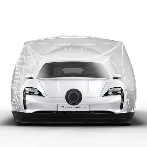 Sedan Porsche Taycan 2019 Indoor Inflatable Capsule Car Bubble Cover | eBay