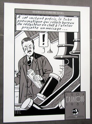 OFFSET BLAKE ET MORTIMER DECES DE JACOBS 20 FEVRIER 87 TBE | eBay