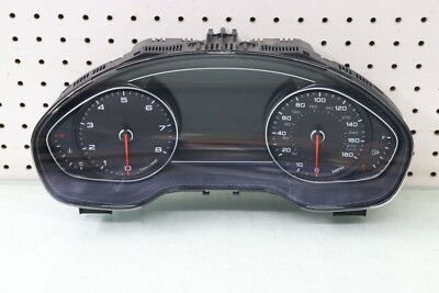 13 14 2013 2014 AUDI A8 A8L D4 SPEEDOMETER INSTRUMENT CLUSTER RB8 52K ...