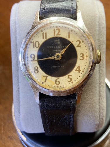 Vintage gents INGERSOLL TRIUMPH British Mens Watch (No Seconds Hand) | eBay