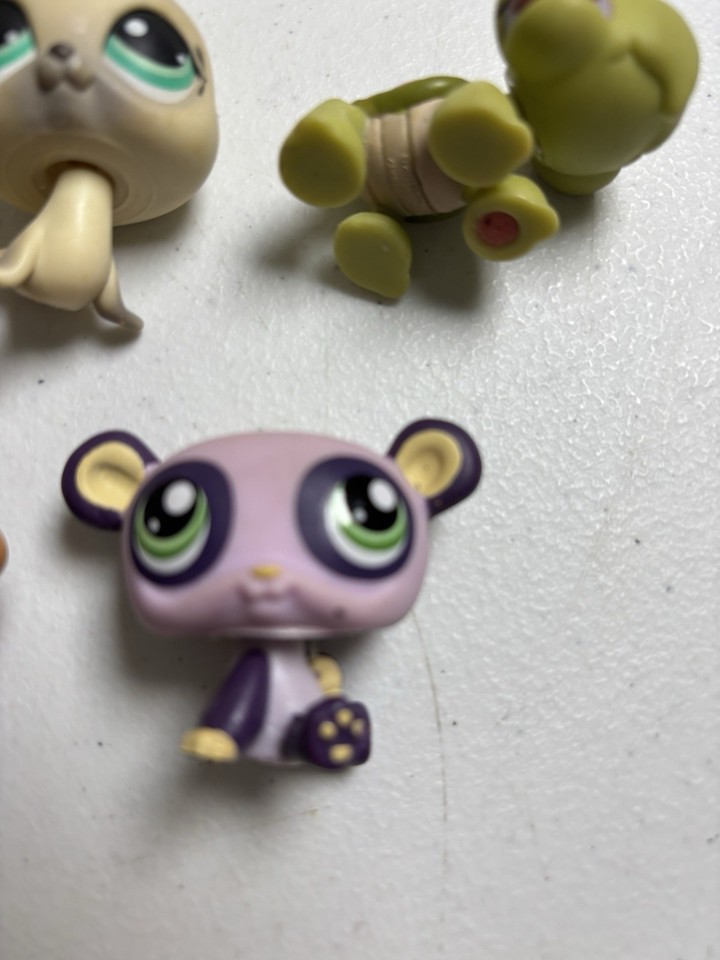 Littlest Pet Shop LPS Zoo Animals Lot of 7 Rhino Seal Monkey Ape ...