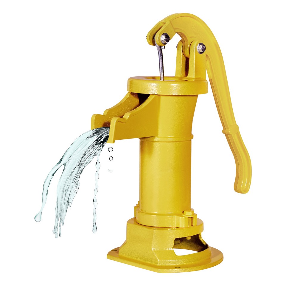 Uimoso Antique Cast Iron Manual Water Pump 25ft Hand Pitcher Pump ...
