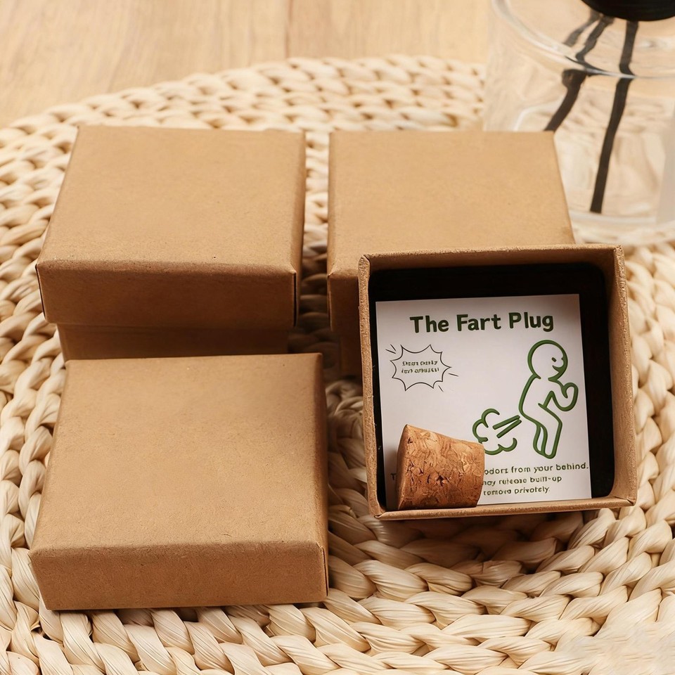 Prank Stuff Fart Plug Toys With Card April Fools Pranks With Storage ...