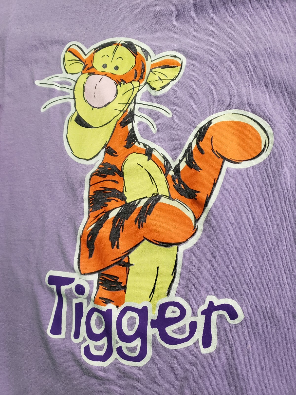 Vintage Early 2000s Tigger Purple T Shirt from Disney… - Gem