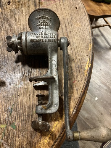 *ANTIQUE* Meat Grinder / Food Chopper Universal Number 2-Cast Iron ...