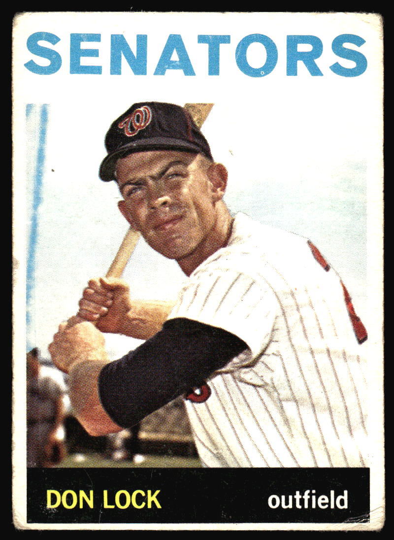 1964 Topps Don Lock #114 Washington Senators | eBay