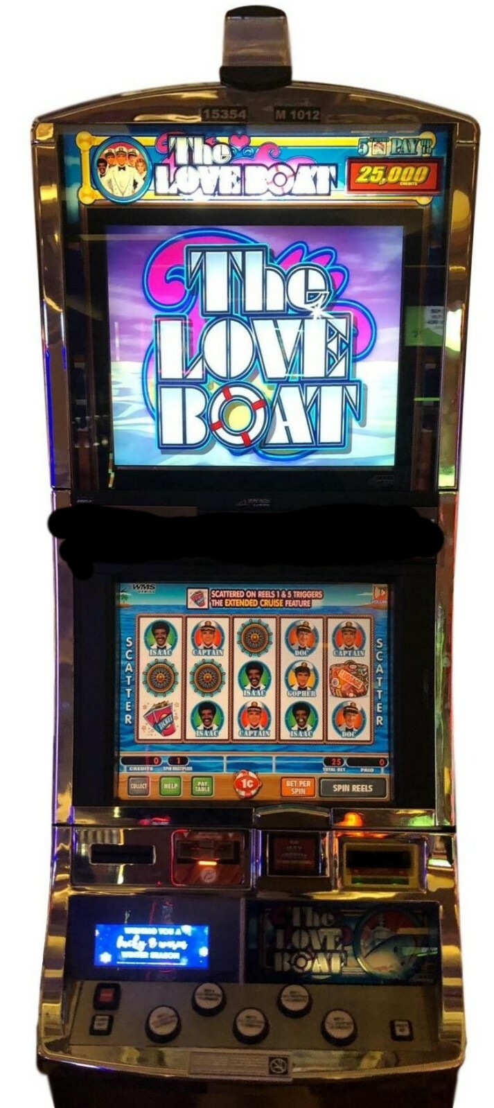 WMS LOVE BOAT BB1 DUAL SCREEN SLOT GAME SOFTWARE SET WILLIAMS BLUEBIRD ...
