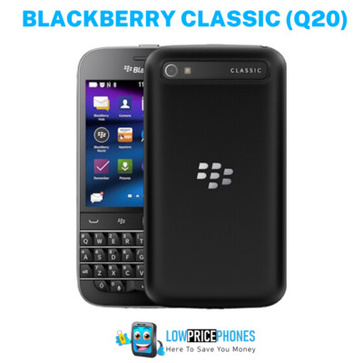 New & Sealed Blackberry Classic Q20 Black - QWERTY Smartphone - UK/EU ...